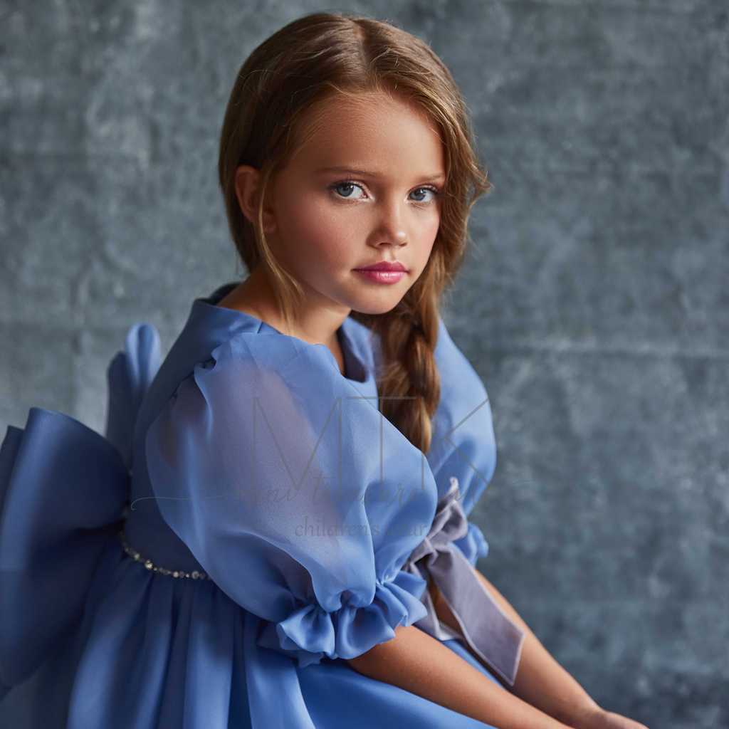Custom Made Ivy - Lux Girls Dress | Pre Order 38 | Mini Treasure Kids