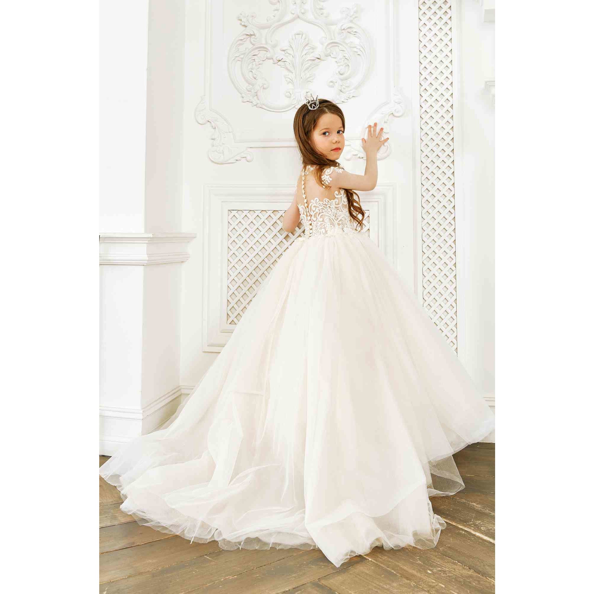 Custom Made Hazel- Lux Girls Dress | Pre Order 26 | Mini Treasure Kids