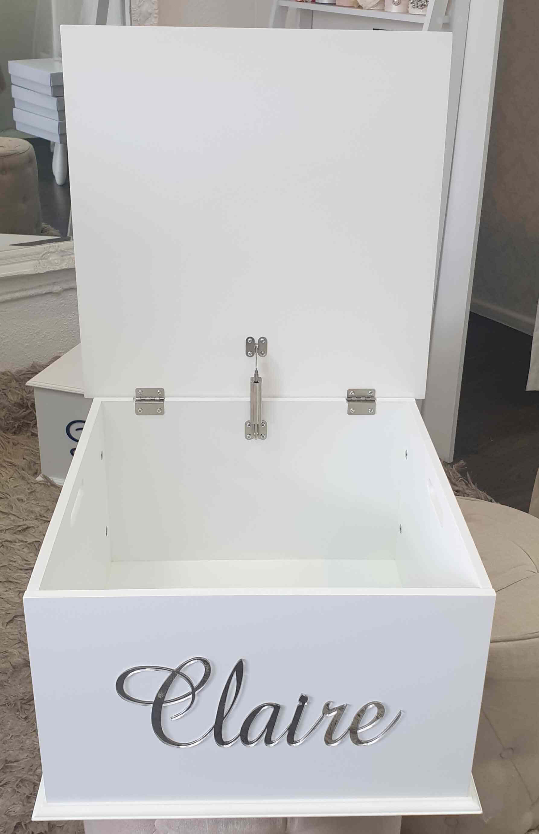 Large Timber Christening Box | keepsakes, boxes & candles | Rectangle ...