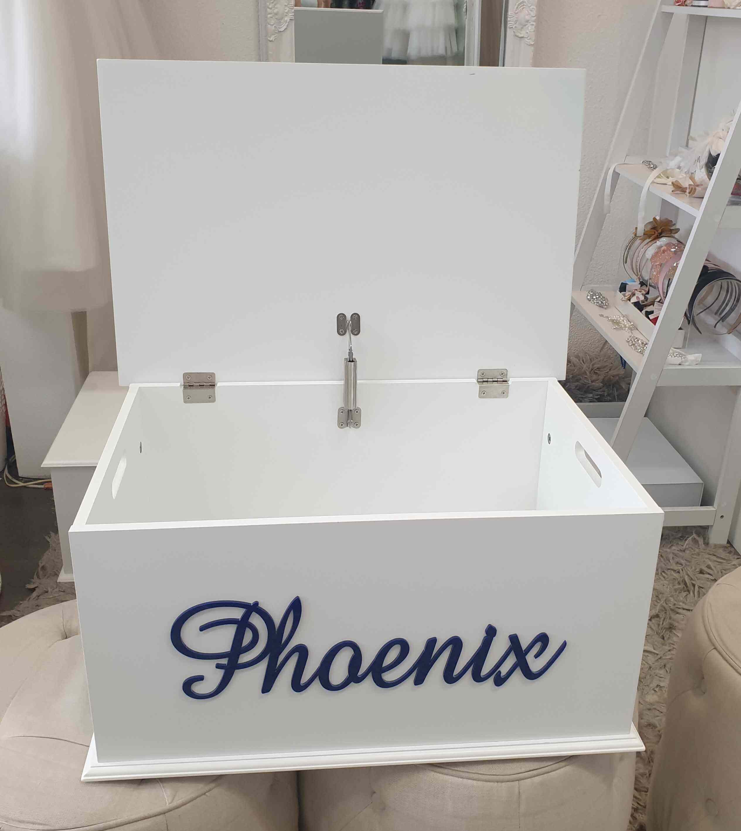 Large Timber Christening Box | keepsakes, boxes & candles | Rectangle ...